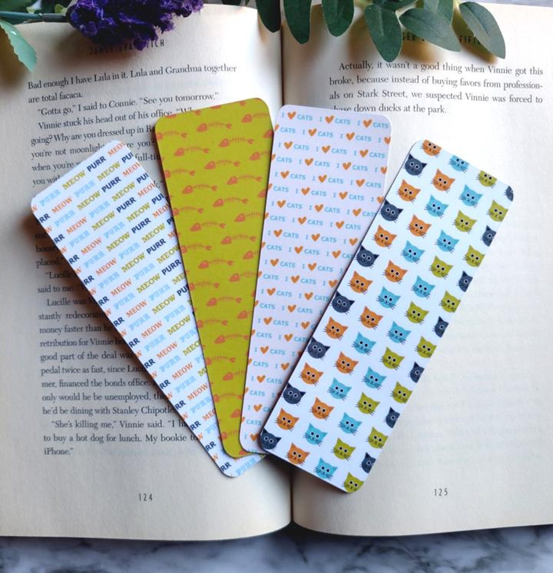 I Love Cats Bookmarks - Cat Bookmark - Book Accessories - Kitty ...