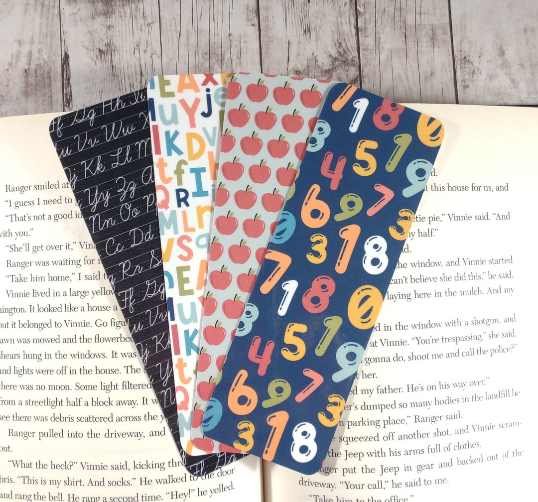 School Bookmarks Teacher Bookmark Book Accessories Kids - Etsy