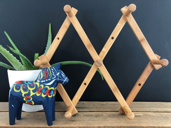 Accordion Peg Rack/accordion Wall Hanging | Etsy