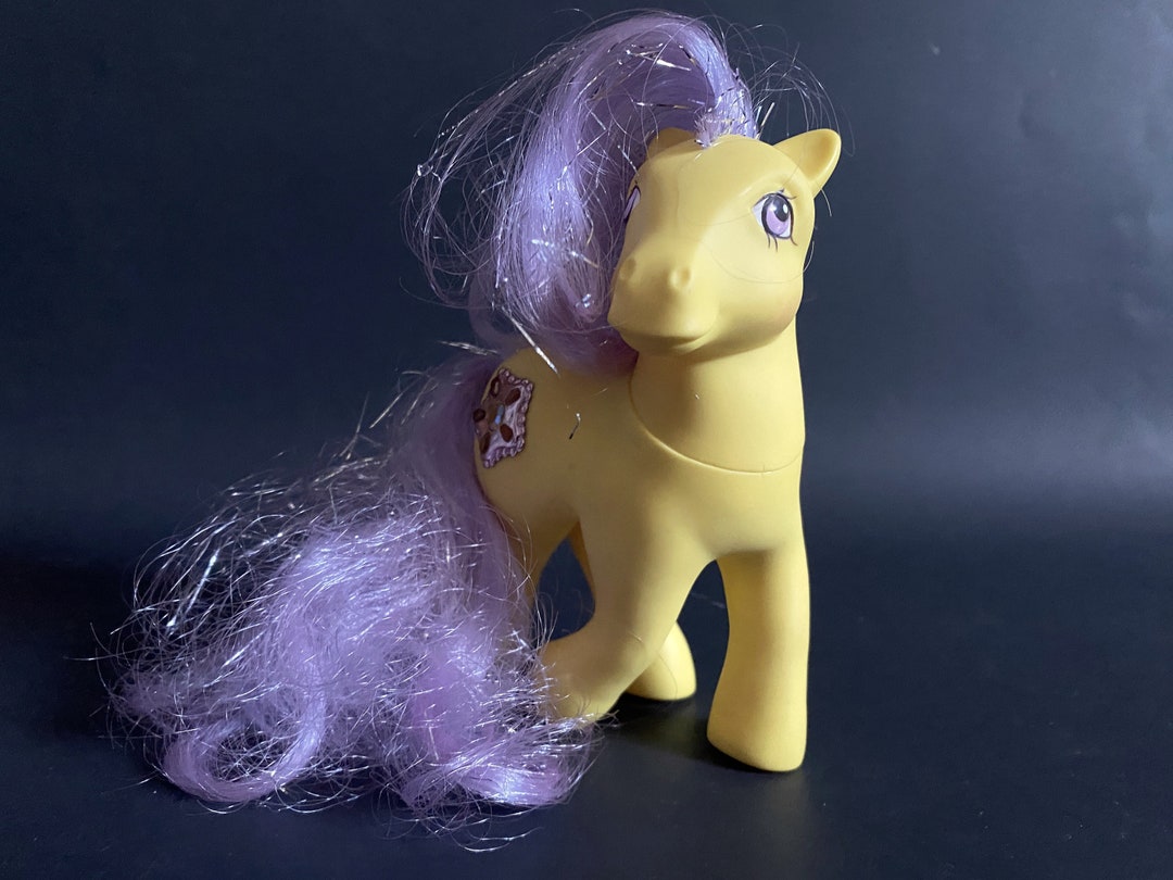Vintage Yellow Purple Haired My Little Pony Princess Starburst Quackers ...