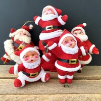 Vtg Christmas Santa Bobble Head - Vintage Bobble Head Santa Claus ...