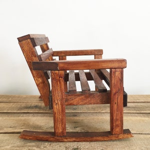 Wood Baby Doll Rocking Chair/vintage Doll Size Rocker - Etsy