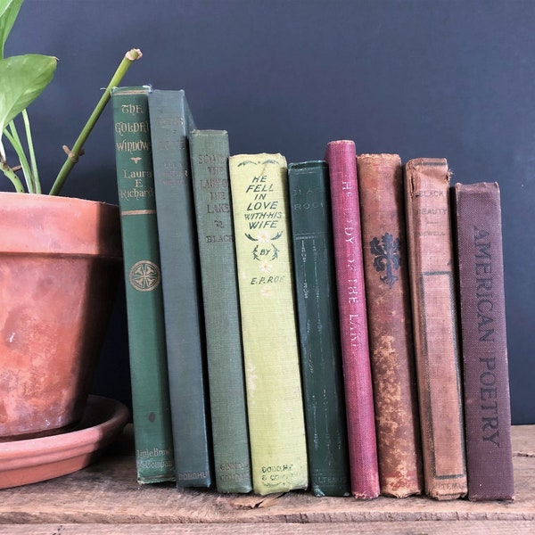Small Stacked Books - Etsy