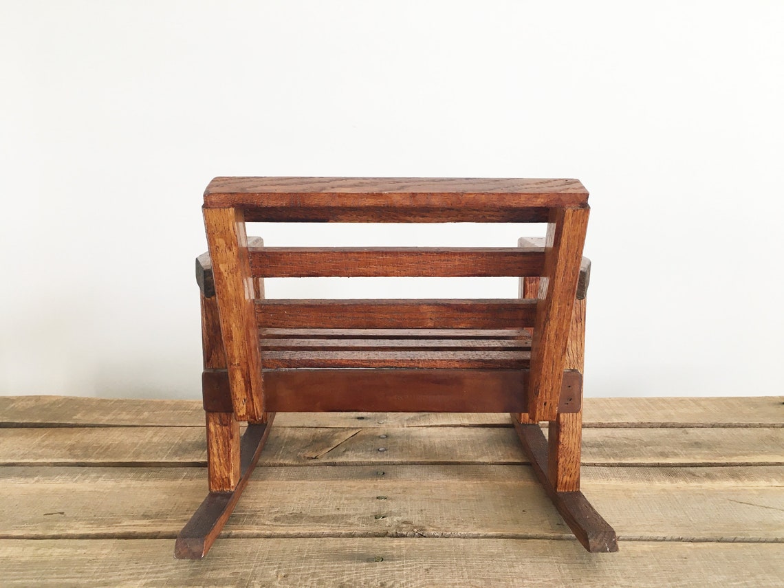 Wood Baby Doll Rocking Chair/vintage Doll Size Rocker | Etsy