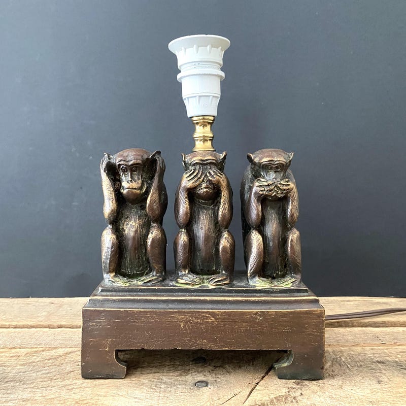 Monkey Lamp - Etsy