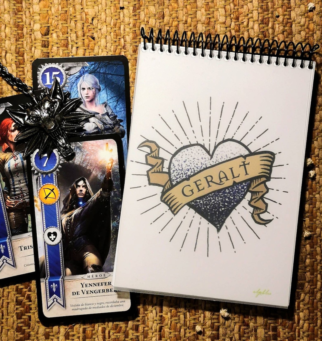 Geralt of Rivia Notebook - A5 Non Lined - the Witcher Stationery - Etsy