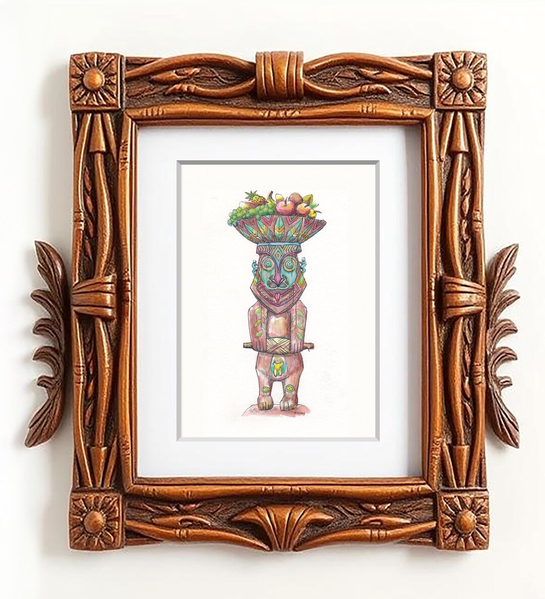 Enchanted Tiki Room Print | Rongo, God of Agriculture | Digital ...