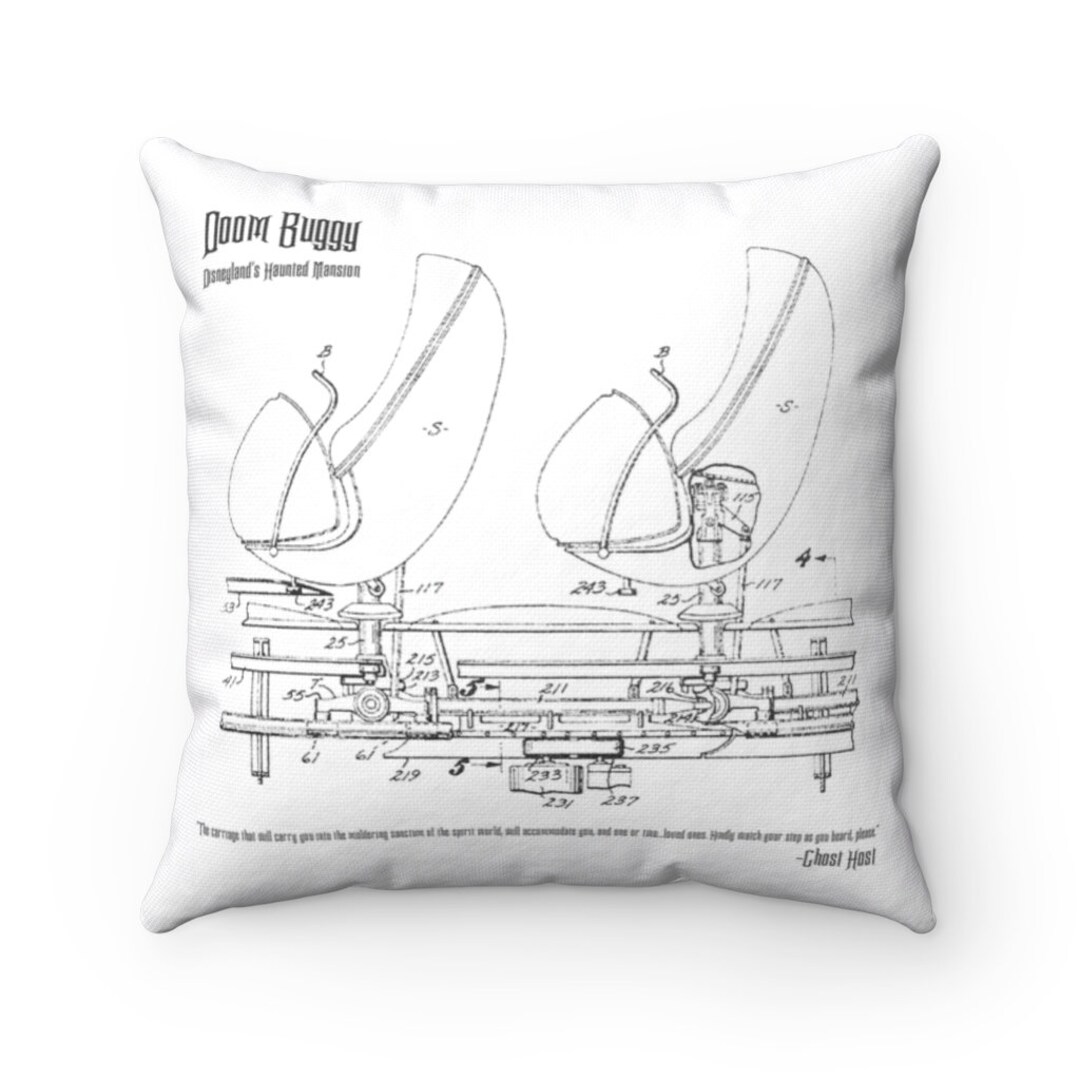 Doom Buggies Blueprints Design, Double Sided, Pillow Cover, 4 Size ...