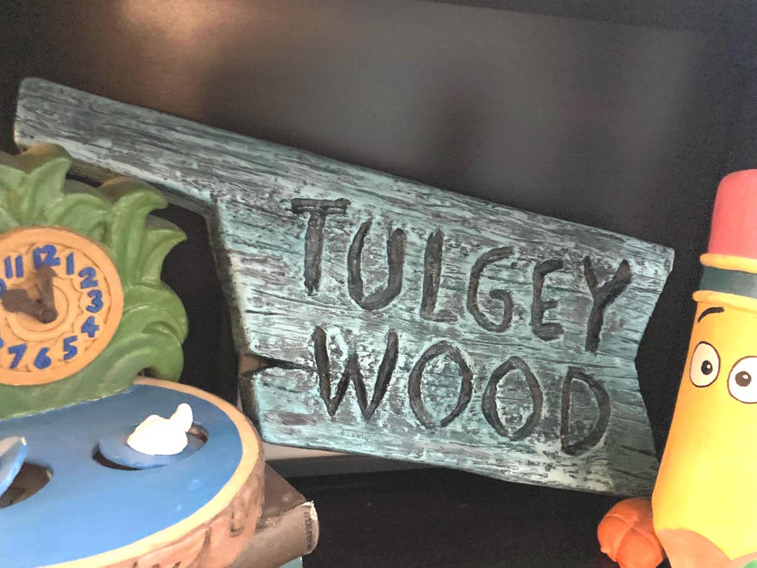 Tulgey Wood Sign, Alice in Wonderland Sign, Disney Prop, Wall Hanging ...