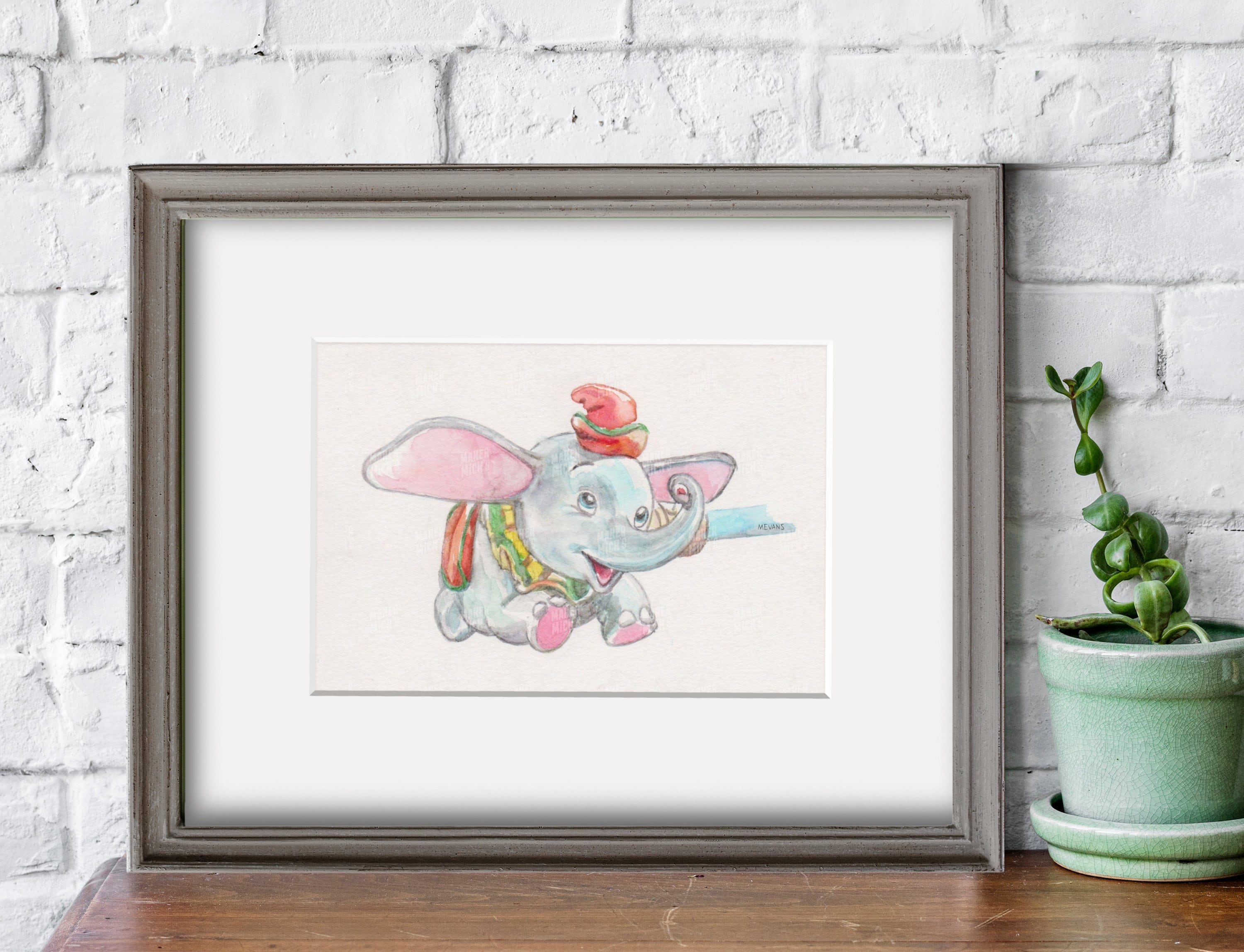 How To Draw Dumbo Flying