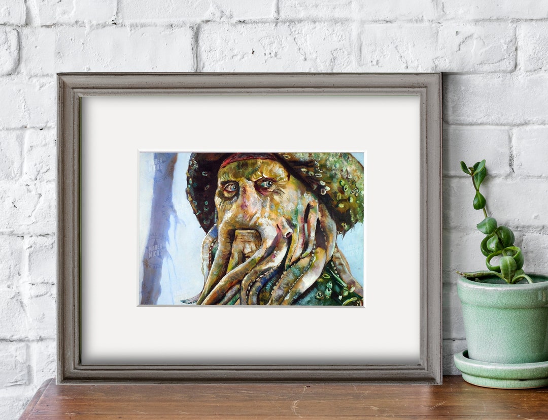 Instant Download, Captain Davy Jones, Pirates of the Caribbean, 5"x7 ...