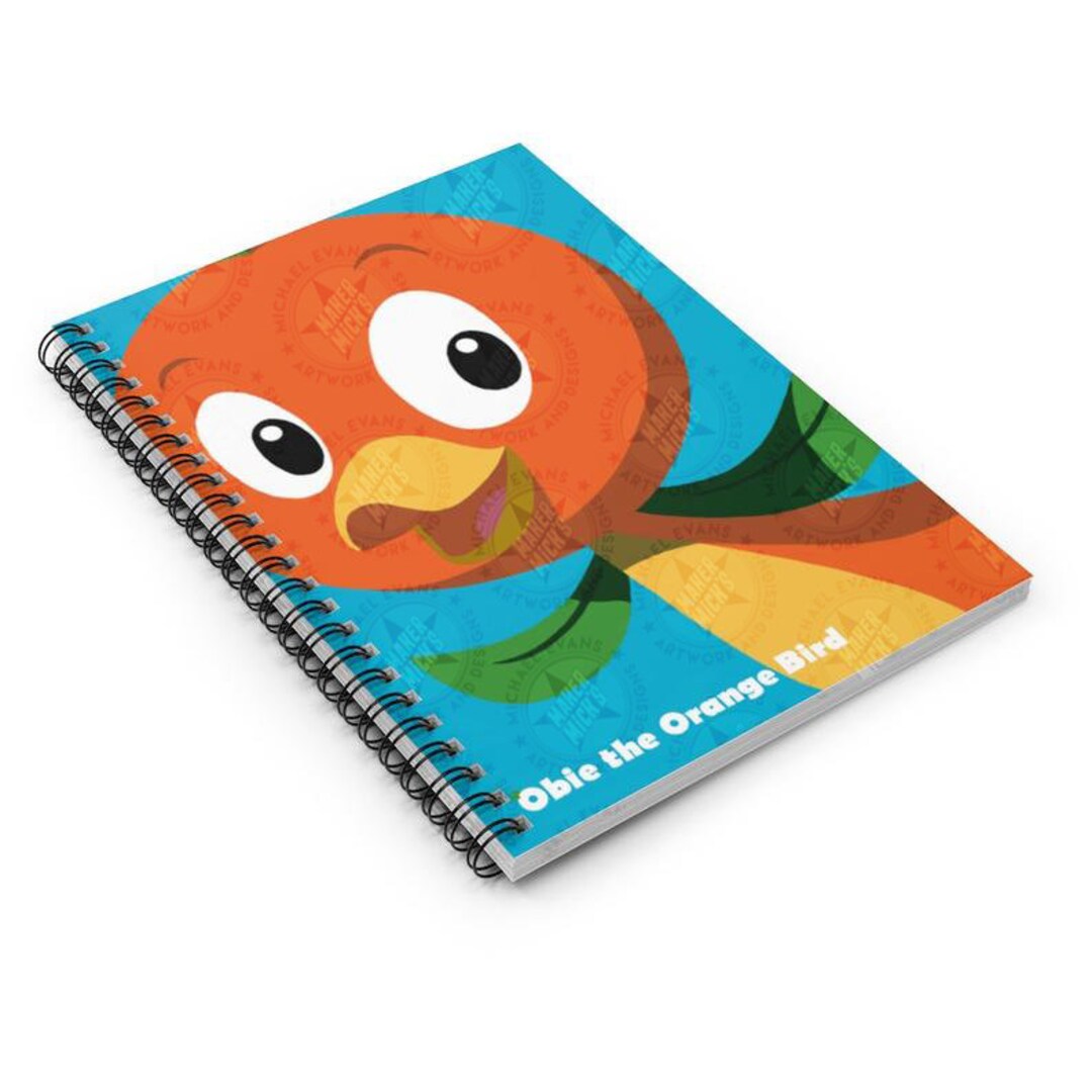 Obie the Orange Bird 6x8 Notebook Walt Disney - Etsy