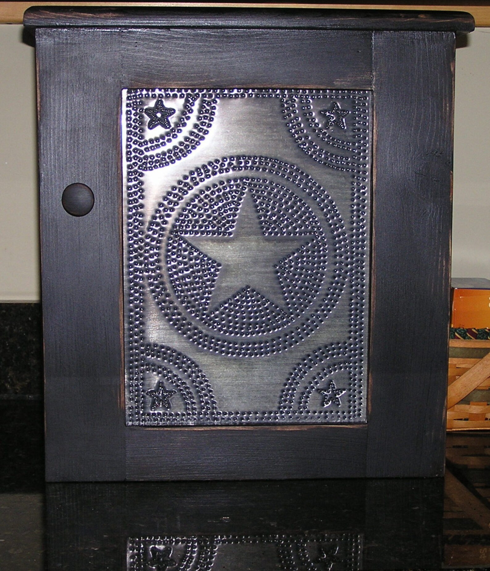 Primitive Punched Tin Mixer Cover/storage - Etsy