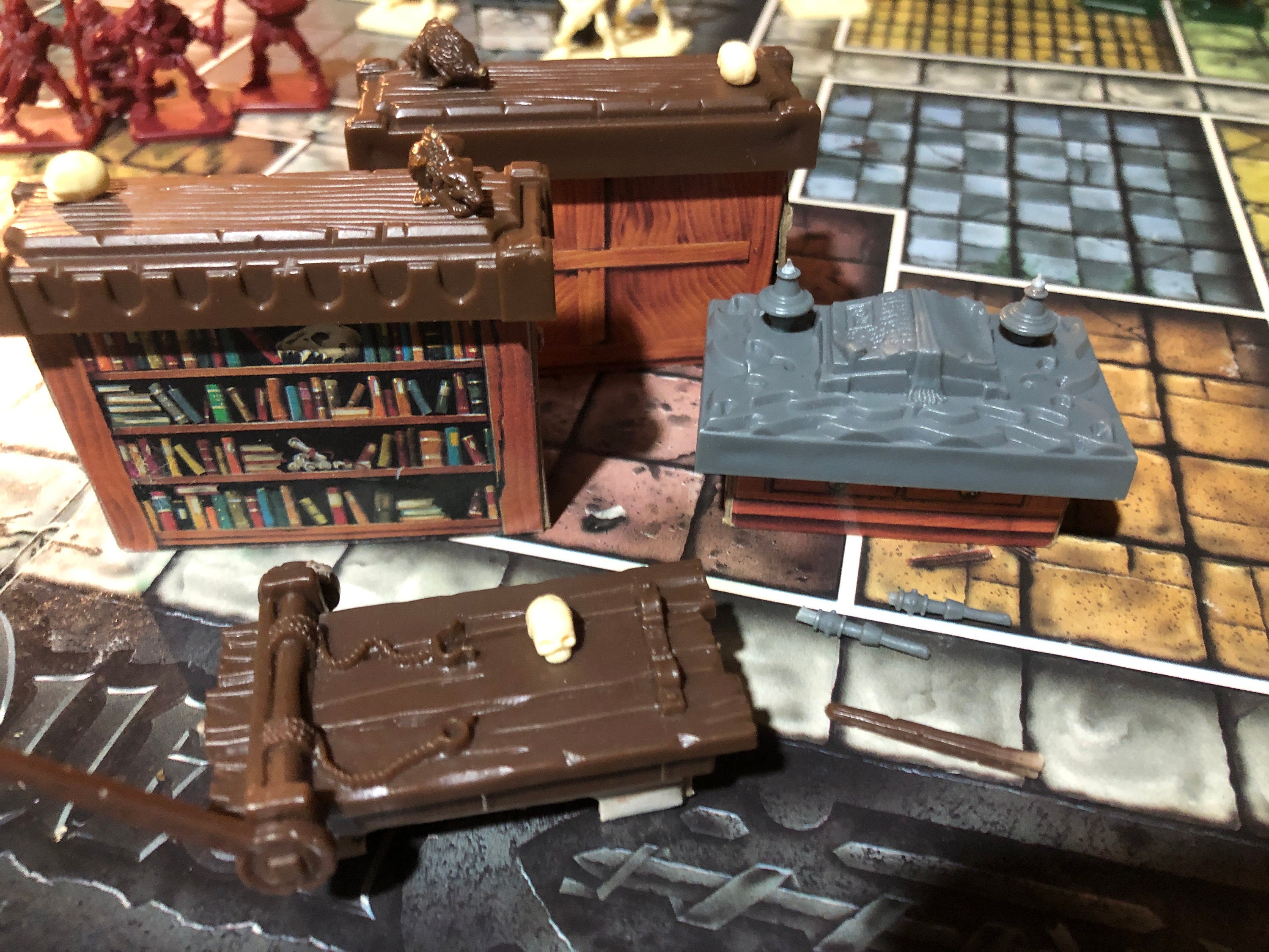 Heroquest Vintage Board Game With 2 Expansions Kellers Keep Witch Lord ...