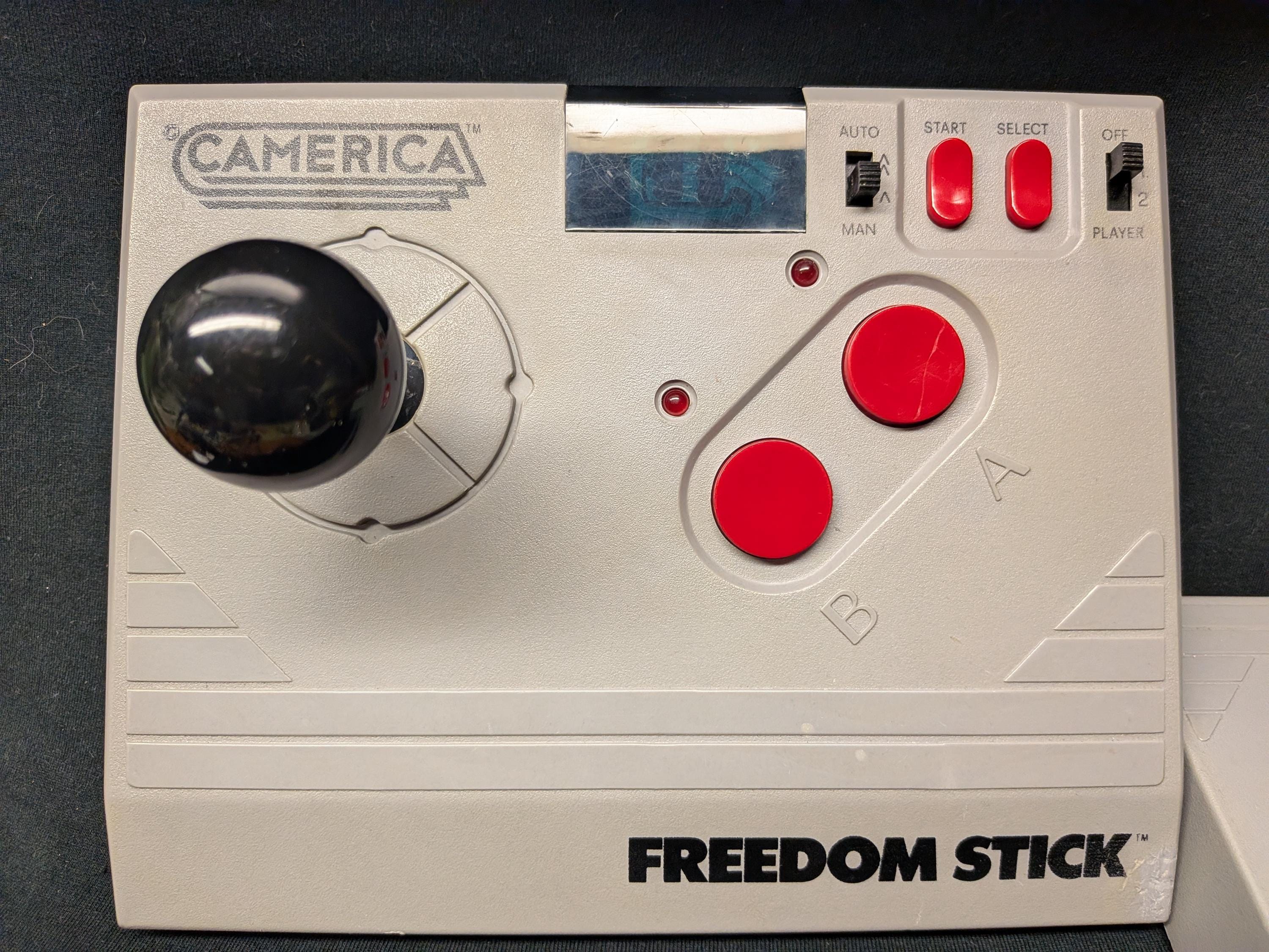 Wireless NES Arcade Joystick - Camerica Freedom Stick - 1 or 2 Player ...