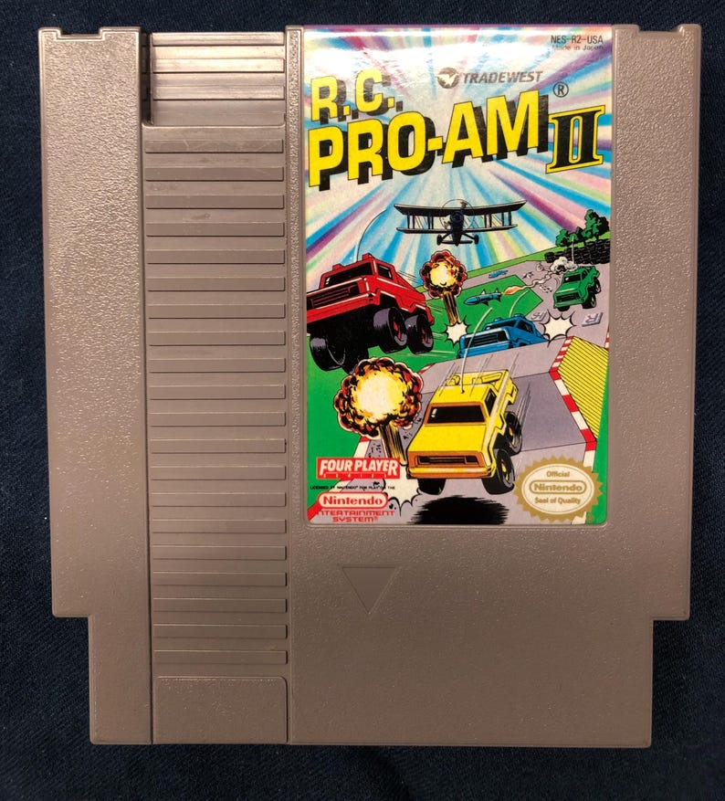 Nintendo Entertainment System Game NES R.C. Pro-am 2 Cleaned Tested to ...