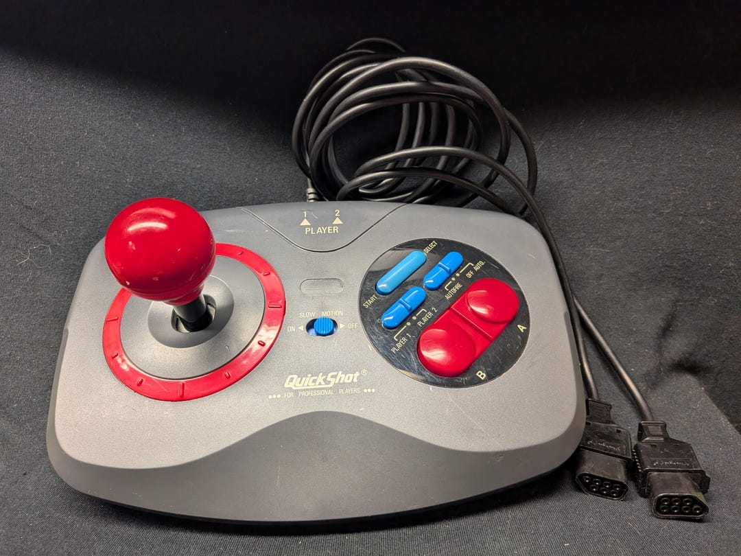 Nintendo NES Quickshot "for Professional Players" 2 Player Arcade Style ...