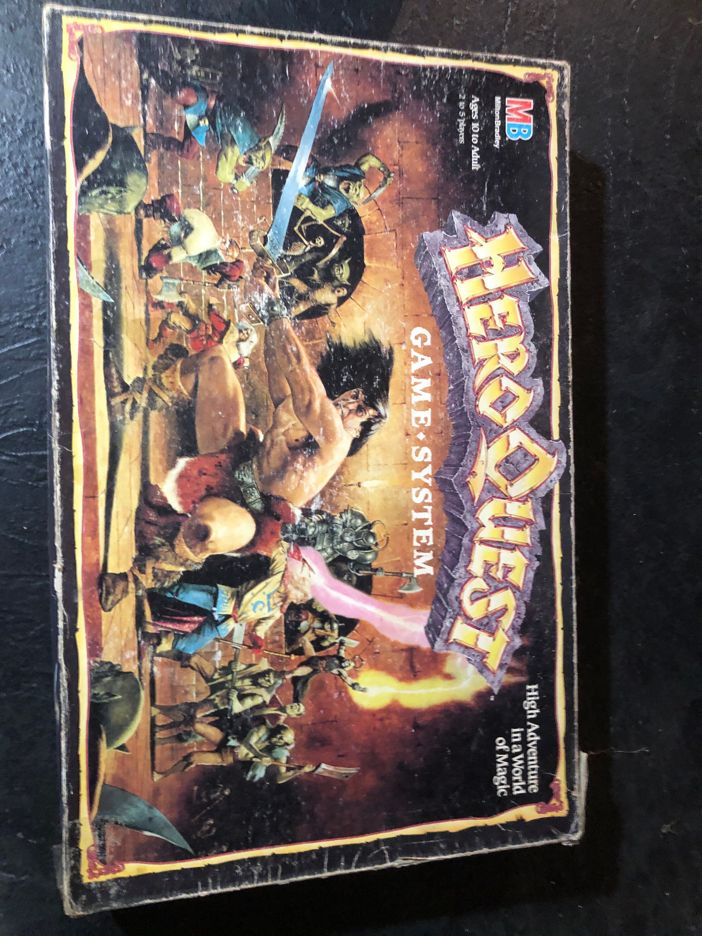 Heroquest Vintage Board Game With 2 Expansions Kellers Keep Witch Lord ...