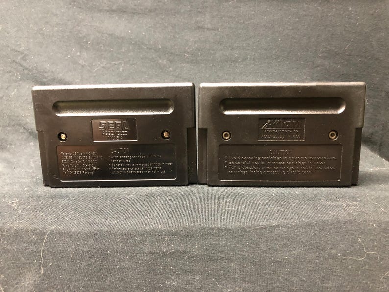 Sega Genesis Game Cartridge, Pink Goes to Hollywood, Revolution X - Etsy