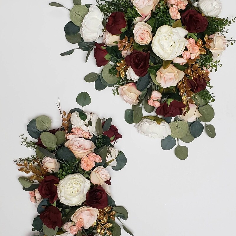 Burgundy Wedding Decor - Etsy