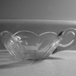 Antique Heisey "colonial" Crystal Glass Handled Nappy Jam Dish, Candy ...