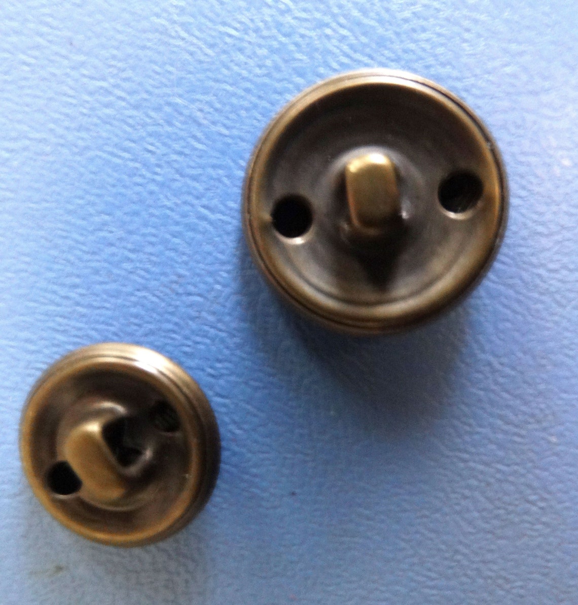 Pair of Embossed Brass Navy Uniform Shank Buttons Eagle - Etsy