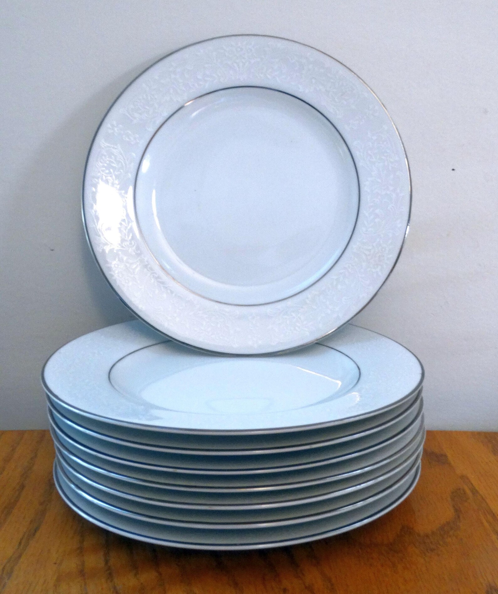 Vintage Wakefield China, International Silver Co, Platinum Trim ...