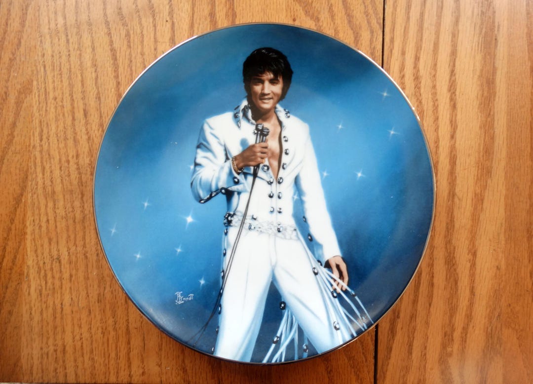 Elvis Presley Collector Plate, Delphi 1997 Limited Edition, Signed - Etsy