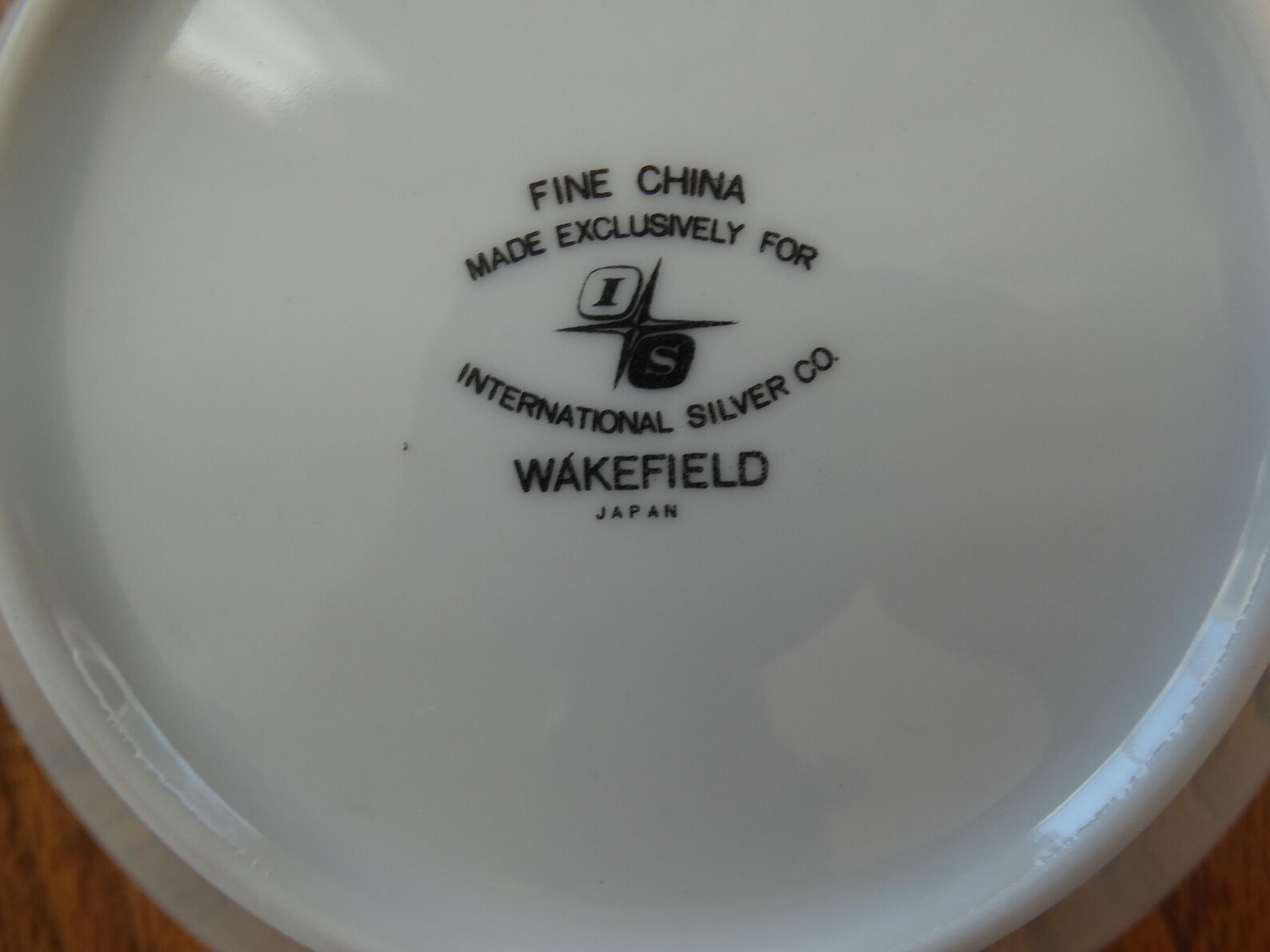 Vintage Wakefield China, International Silver Co, Platinum Trim ...
