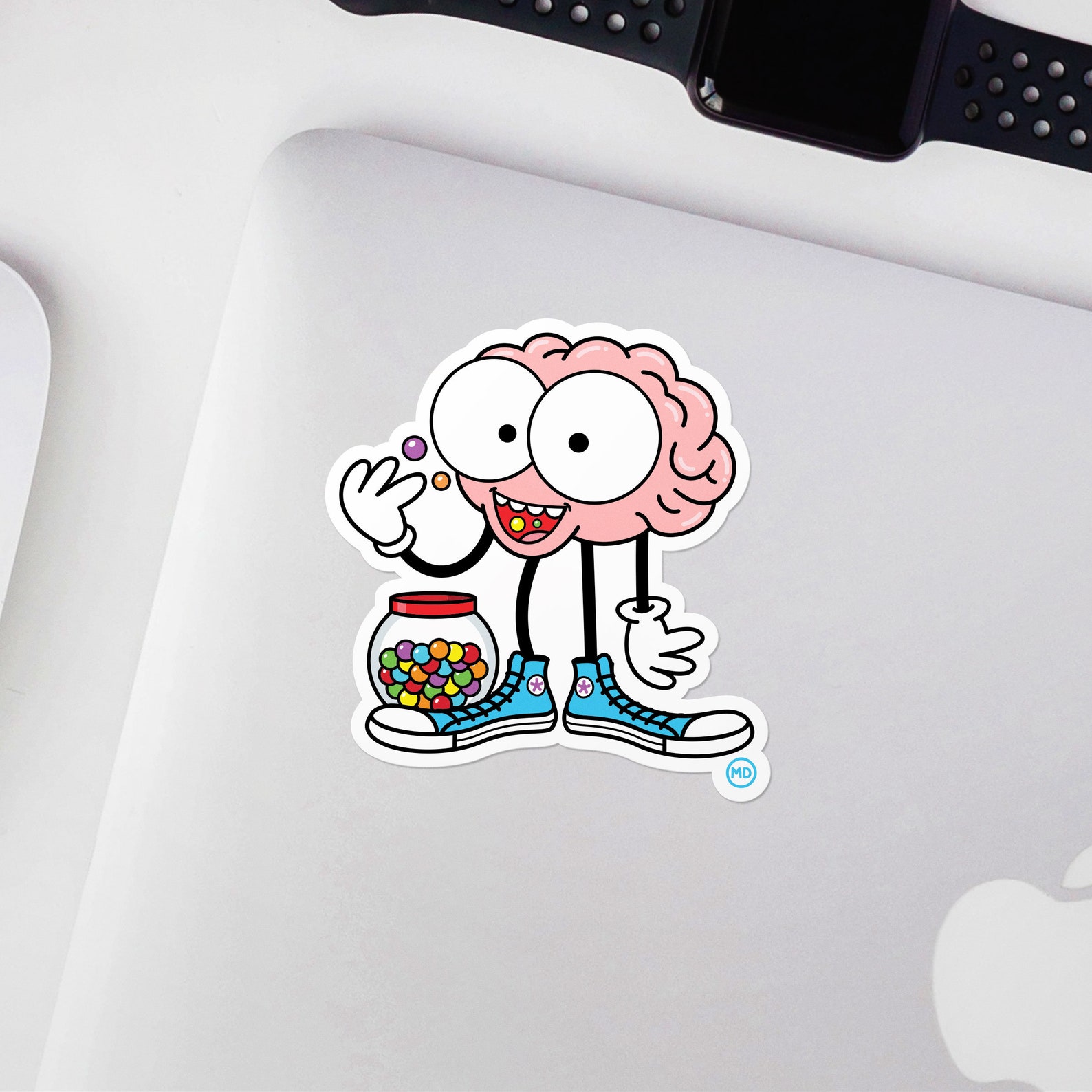 Brain Candy Brain Eating Candy Vinyl Sticker Gumballs | Etsy