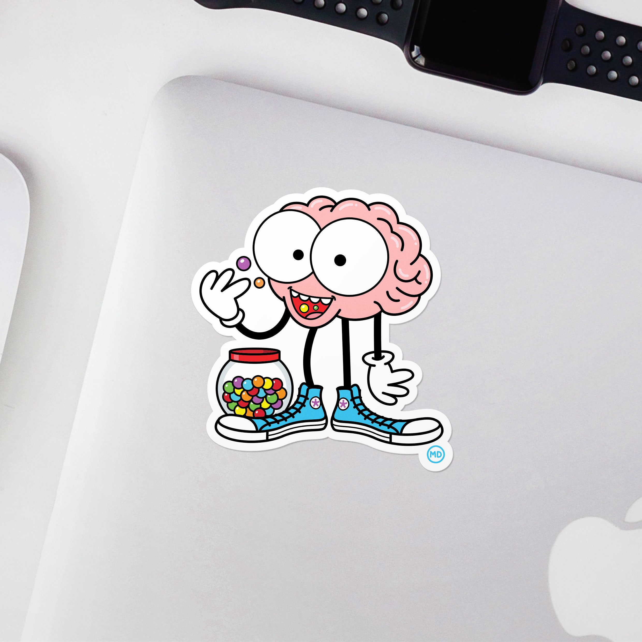Brain Candy Brain Eating Candy Vinyl Sticker Gumballs Vinyl Sticker ...