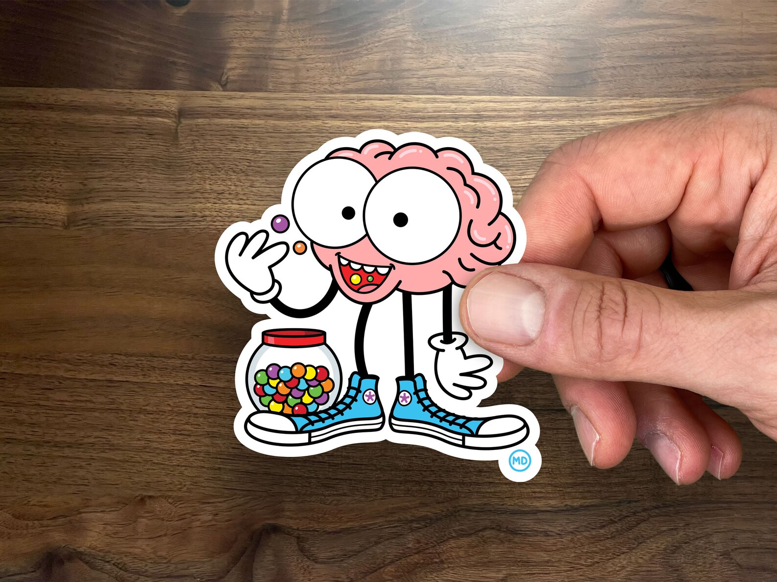 Brain Candy Brain Eating Candy Vinyl Sticker Gumballs Vinyl Sticker ...