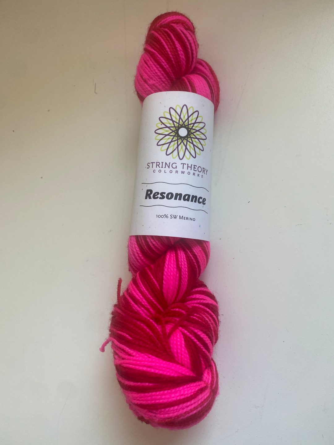 String Theory Resonance Superwash Merino Yarn in Gamma Ray - Etsy