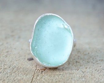 Sea Glass Ring - Etsy