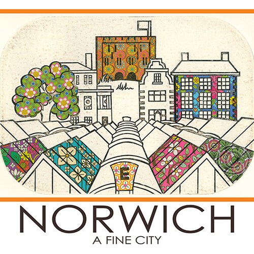 NORWICH CASTLE and Market Norfolk. A4 A3 A2 A1 | Etsy UK