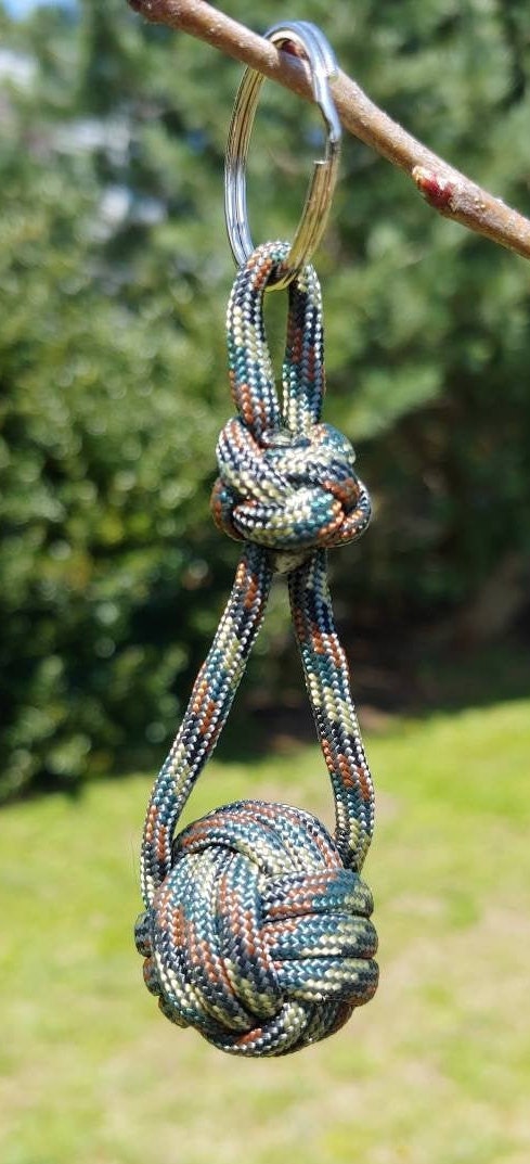 Monkey's Fist Keychain Many Colors Available | Etsy