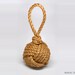 Small Ball // All Natural Cotton Rope Dog Toy Monkey's Fist Knot - Etsy