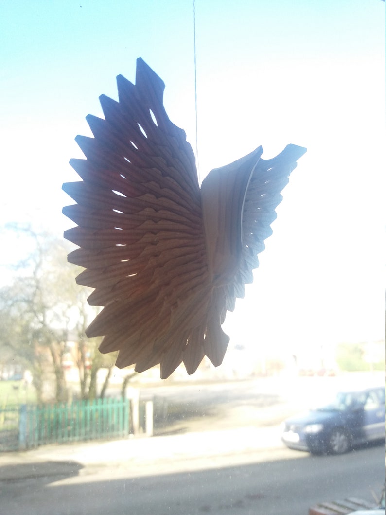 Fan Carved Dove Ornament - Etsy