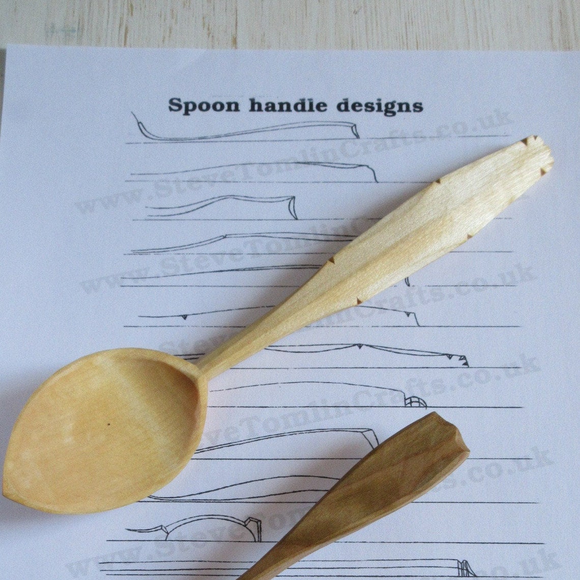 Wooden Spoon Handles and Finials Patterns - Etsy