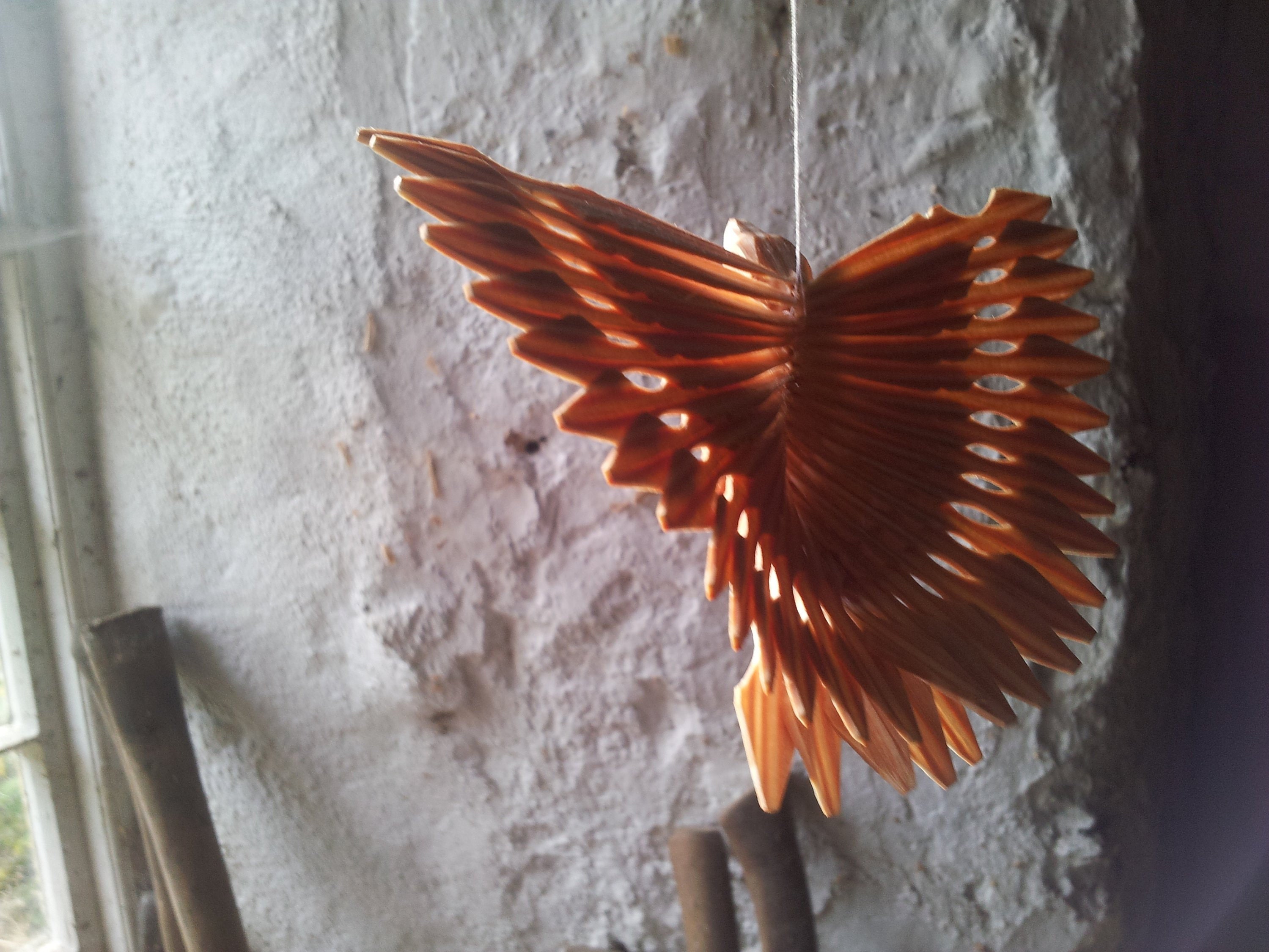 Fan Carved Dove Ornament - Etsy