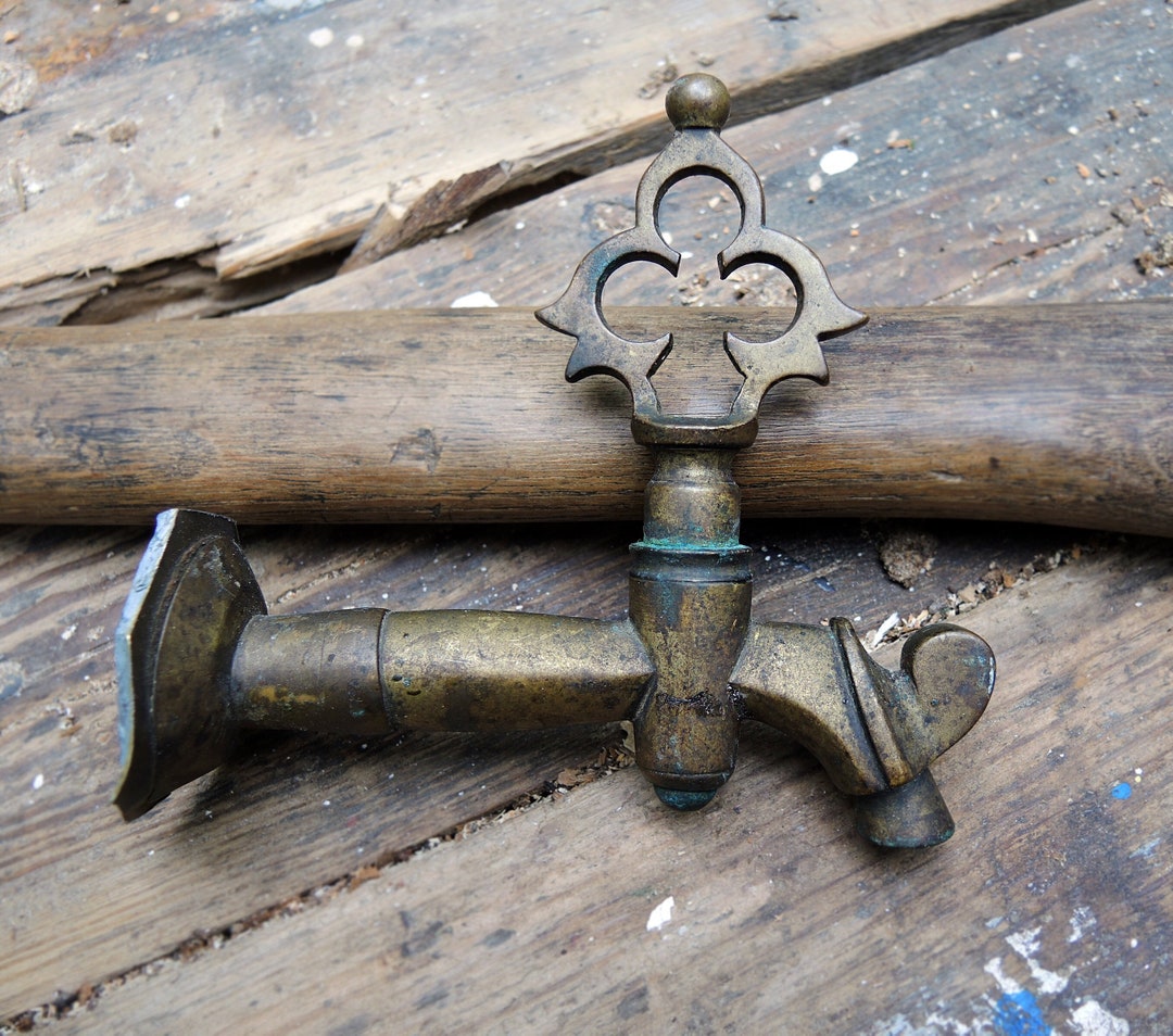 Antique Bronze Samovar Faucet, Samovar Part, Spigot Key, Garden ...
