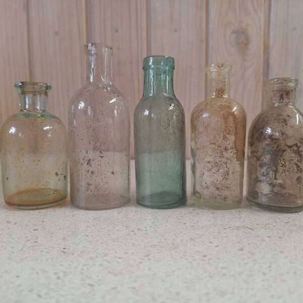 Vintage Glass Vials - Etsy