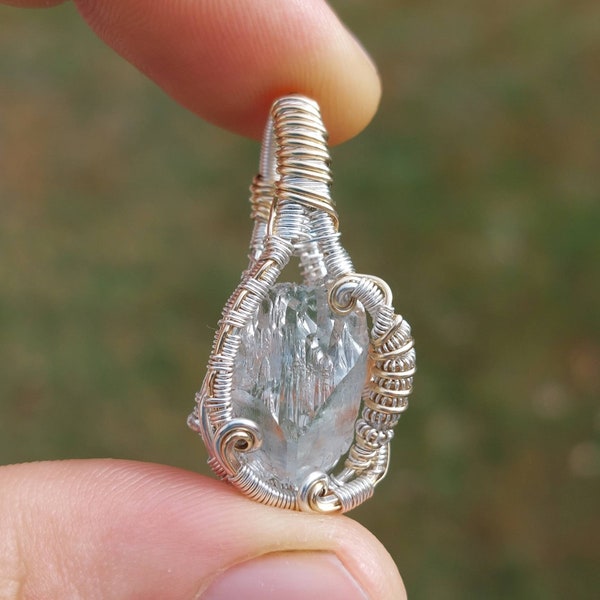 Blue Topaz Pendant - Etsy