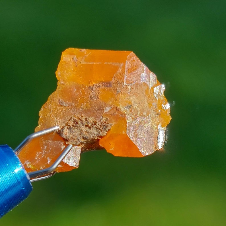 Wulfenite Specimen Thumbnail Specimen Wulfenite Crystal Red - Etsy