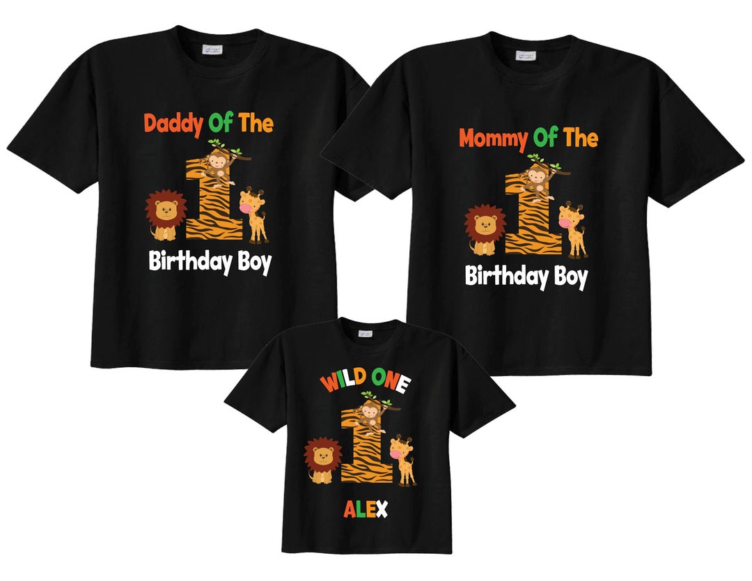 3 to 10 Shirts With ANY AGE Birthday Shirts for Mom and Dad and ...