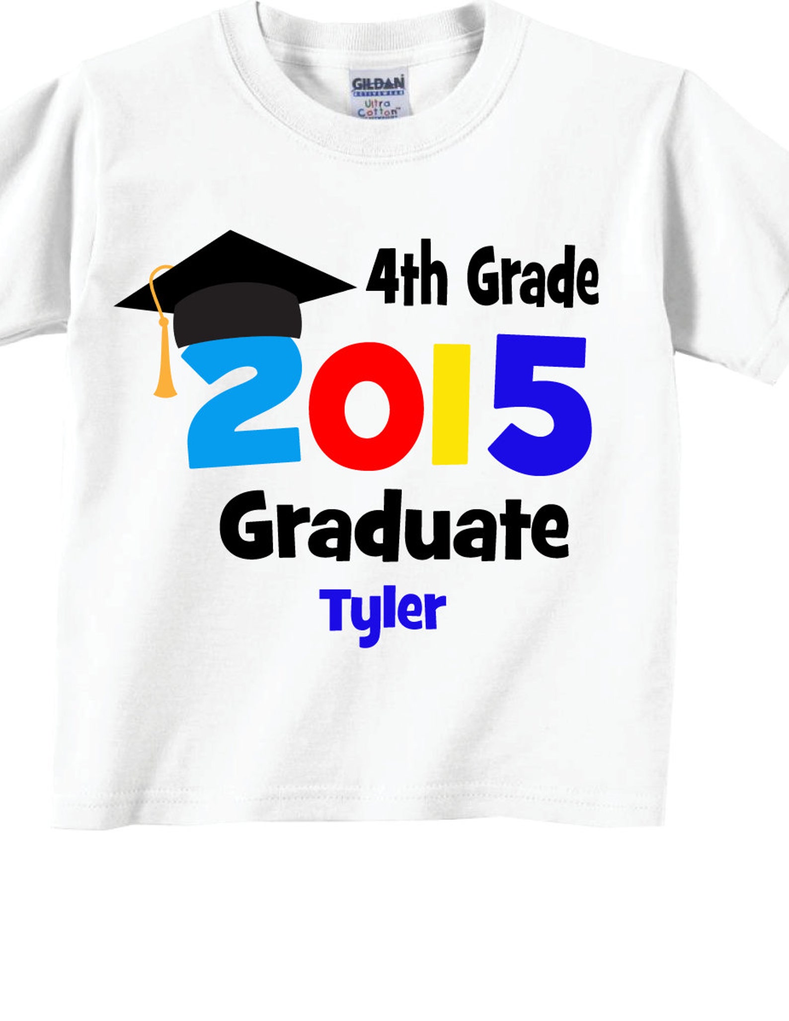 Fourth Grade Graduate Shirts and Tshirts for Kids Tees | Etsy