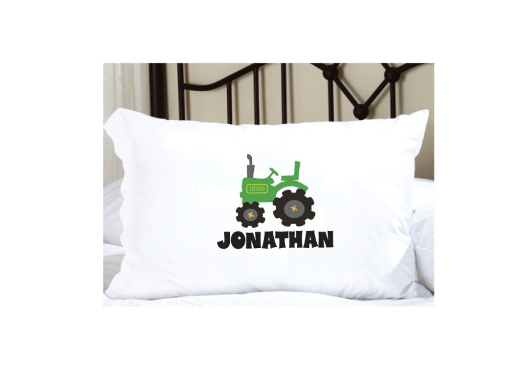 Personalized Pillowcase With Tractor, Personalized Pillowcase With ...