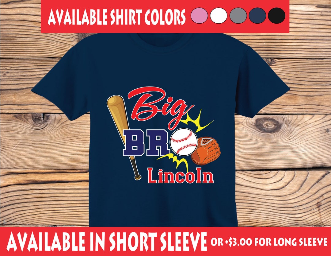 Big Brother Shirts, Baseball Shirts, Baseball Big Brother Shirt, Sports ...