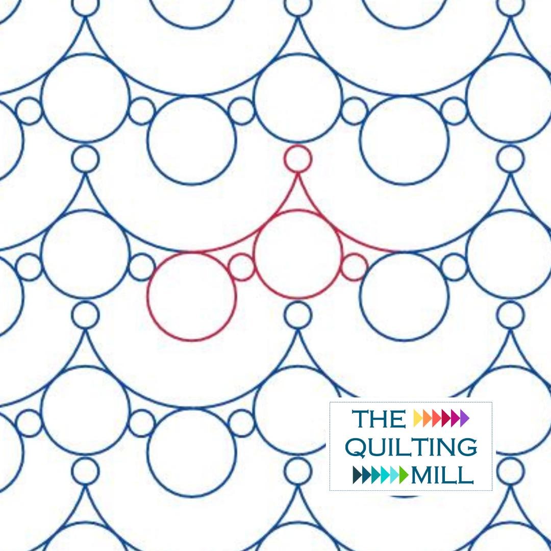 Pearl Swags 2 - Digital Longarm Quilting Design for Edge to Edge ...