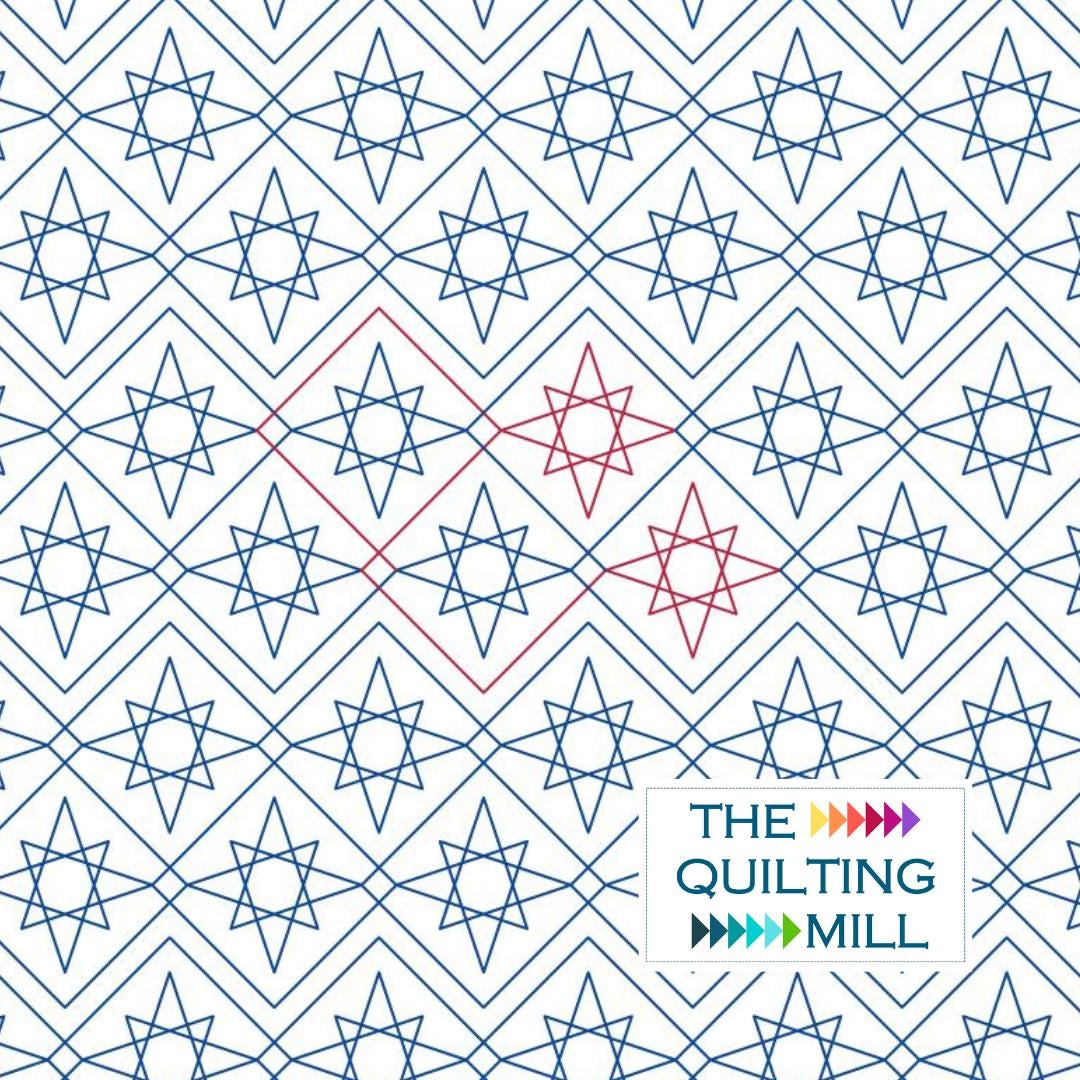 Kaleidostar Squares - Digital Pantograph | Geometric Star Longarm ...